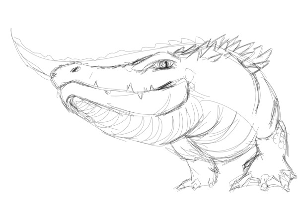 View topic - croc sketch - Chicken Smoothie