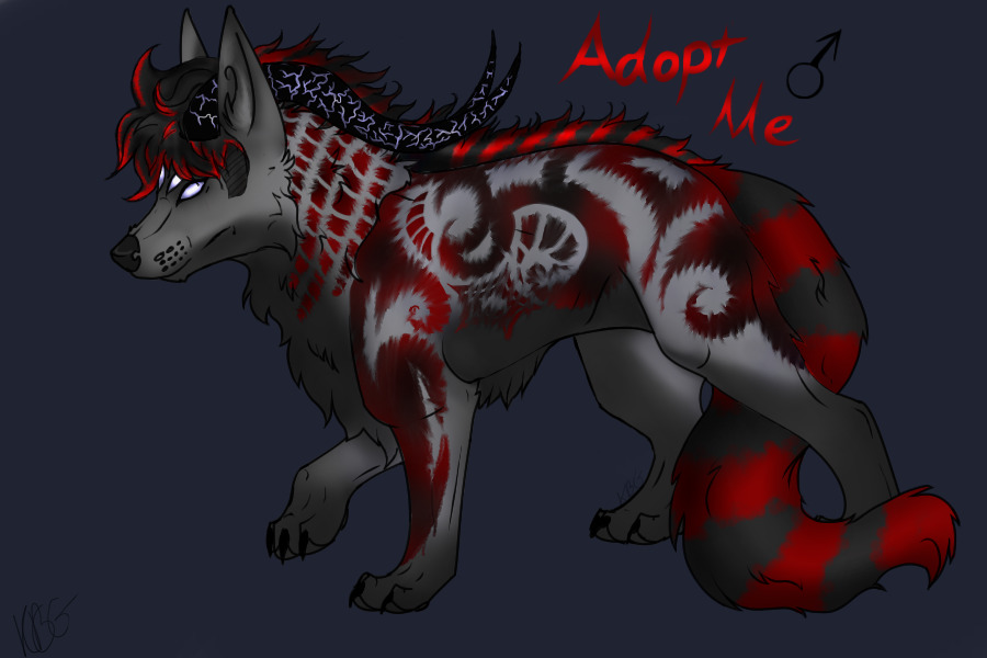 View topic - Emo Wolf Adopt #61 Winner announced - Chicken Smoothie