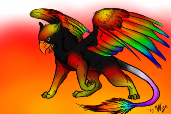 View topic - Rainbow/Fire Griffin - Chicken Smoothie
