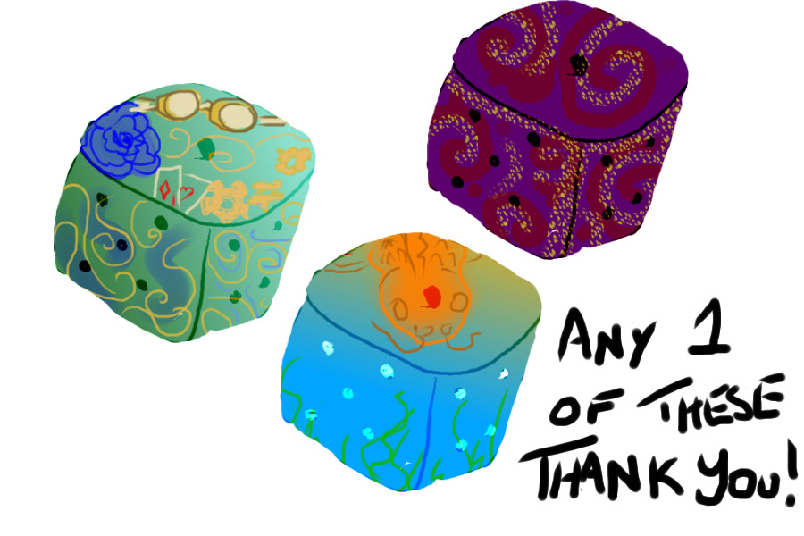 View topic - Colour in dice OC completed - Chicken Smoothie